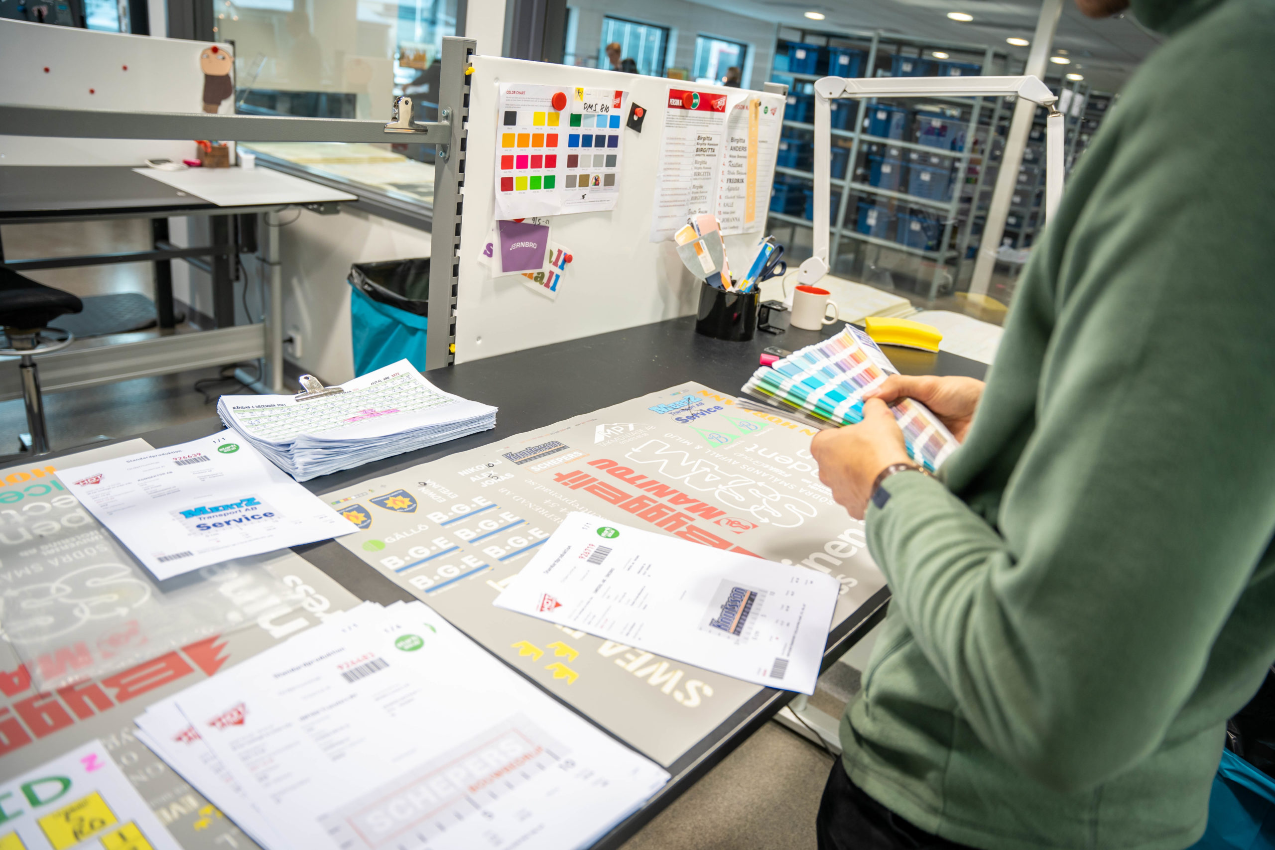 Make heat transfers – follow the course of your order – Hot Screen